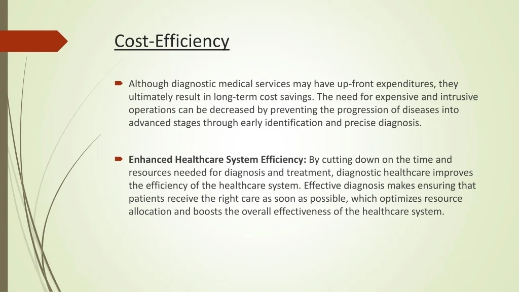 PPT - The Benefits of Diagnostic Health Care and Its Power PowerPoint ...