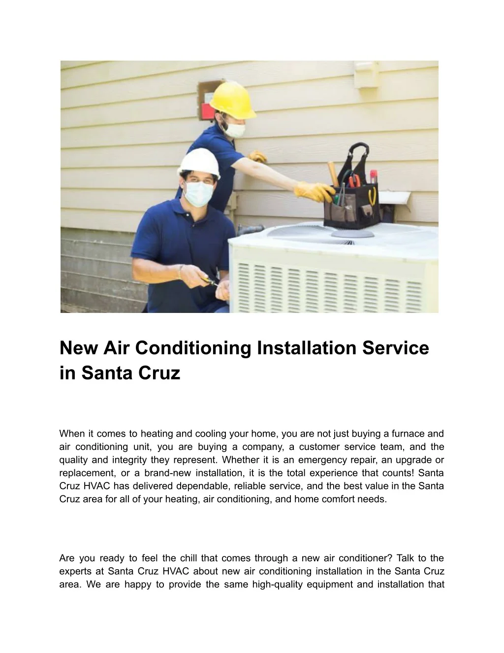 PPT - HVAC Santa Cruz PowerPoint Presentation, free download - ID:12349968