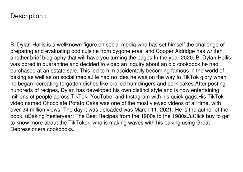 PPT - Download B DYLAN HOLLIS BIOGRAPHY A Complete History and Personal ...