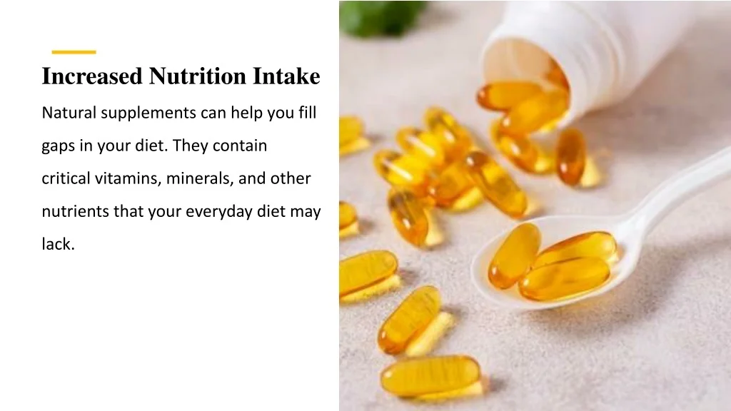 PPT - 5 Incredible Wellness Benefits of Taking Natural Supplements ...