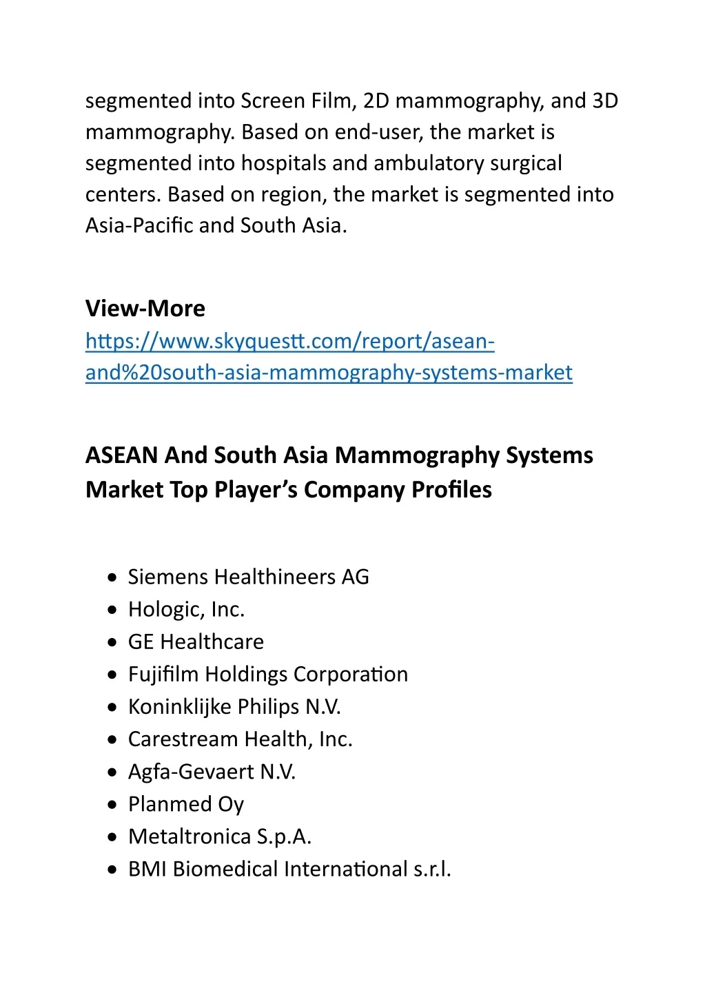 PPT - ASEAN And South Asia Mammography Systems Market Size PowerPoint ...