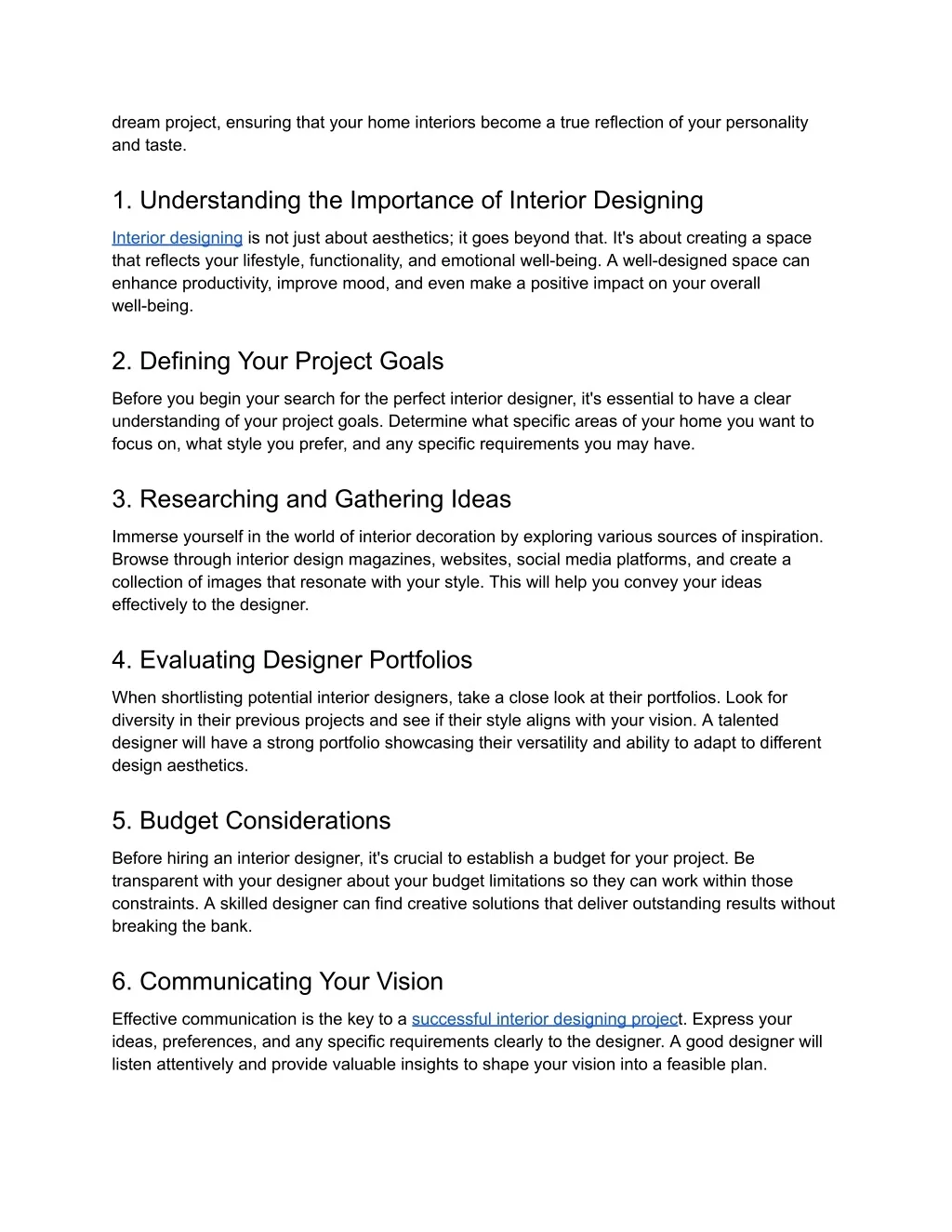 PPT - How do you find the right interior designer for your dream ...