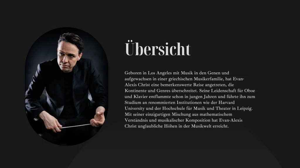 PPT - Innovation und Kunstfertigkeit in der Musik | Evan Alexis Christ ...