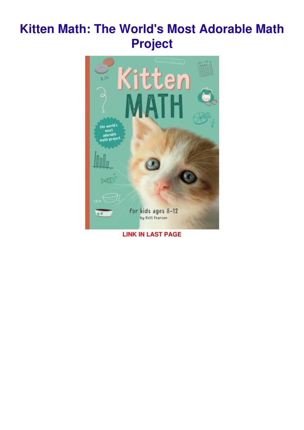 PPT - Download Book [PDF] Kitten Math: The World's Most Adorable Math ...
