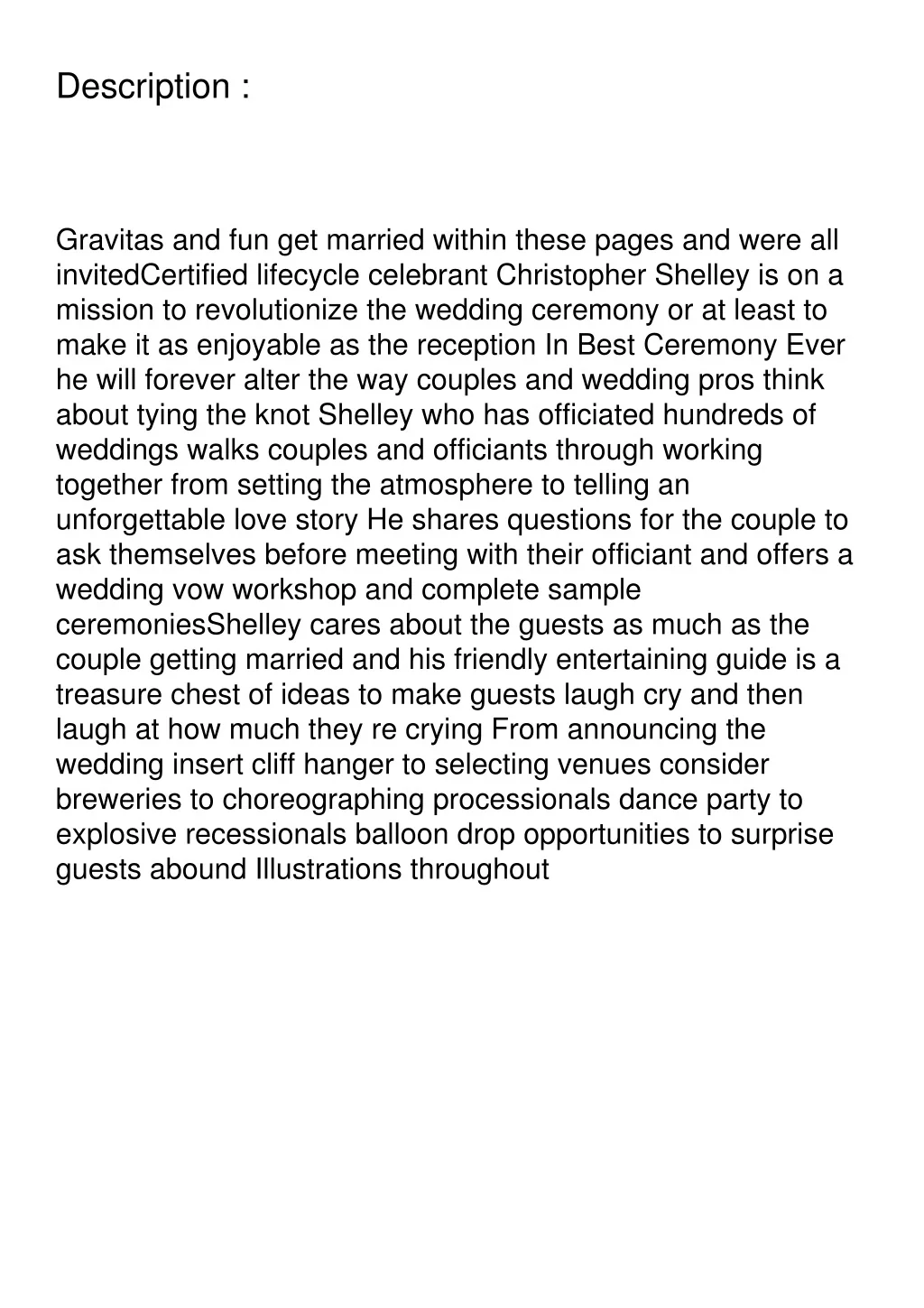 PPT - Download PDF Best Ceremony Ever How to Make the Serious Wedding ...