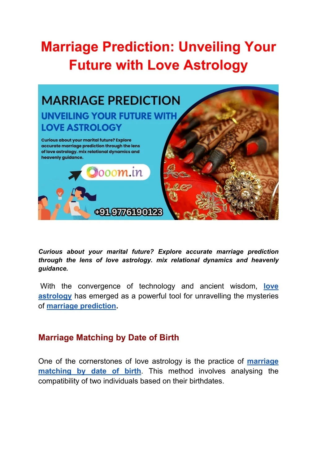 PPT - Marriage Prediction_ Unveiling Your Future with Love Astrology ...