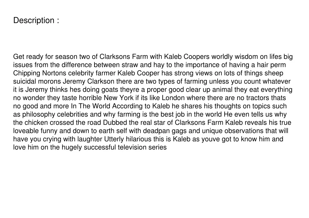 PPT - Download The World According to Kaleb for ipad PowerPoint ...