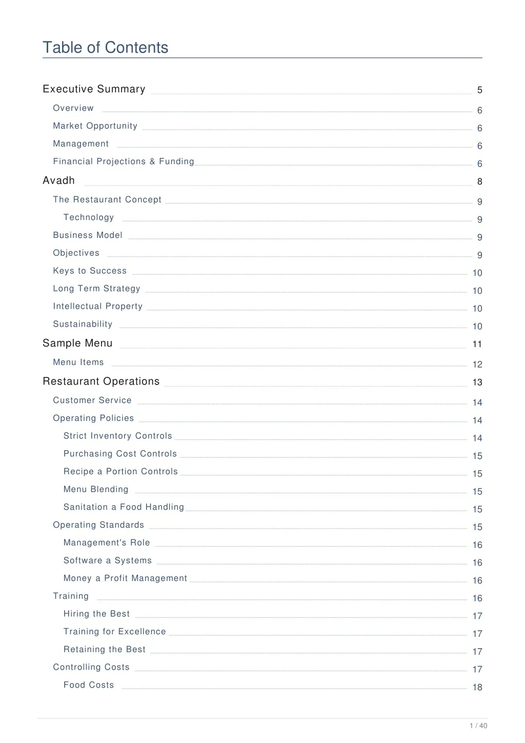 PPT - restaurant business plan example PowerPoint Presentation, free ...