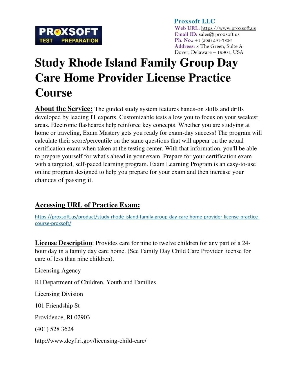 PPT - Study Rhode Island Family Group Day Care Home Provider License ...