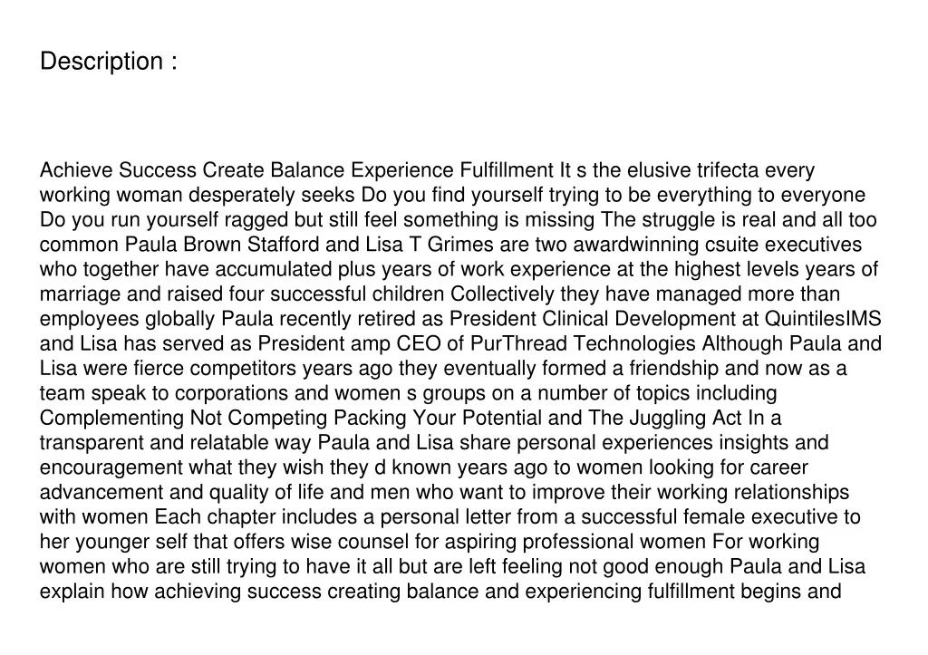 PPT - Download PDF Remember Who You Are Achieve Success Create Balance ...