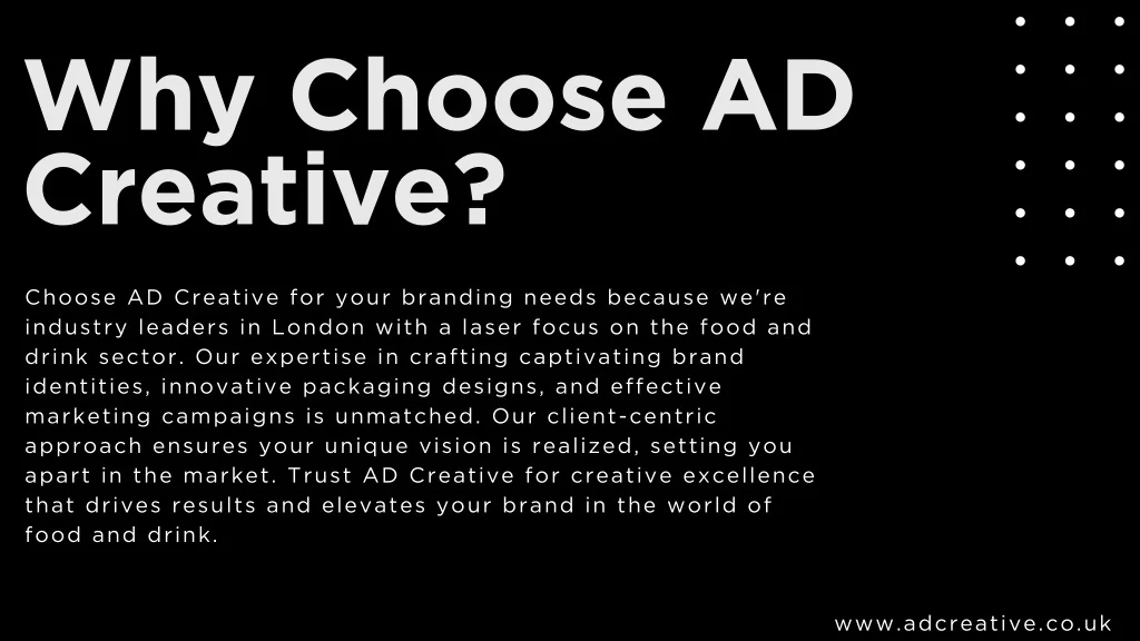 PPT - London's Premier Food & Drink Branding Agency PowerPoint ...