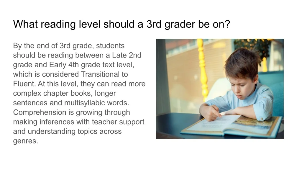 PPT What Is Reading Levels By Grade PowerPoint Presentation Free