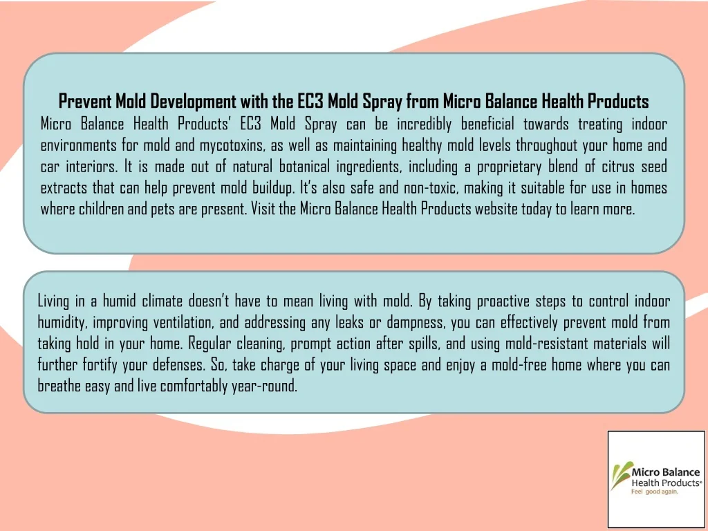 PPT - How to Keep Mold at Bay: Your Guide to Preventing Mold in Humid ...