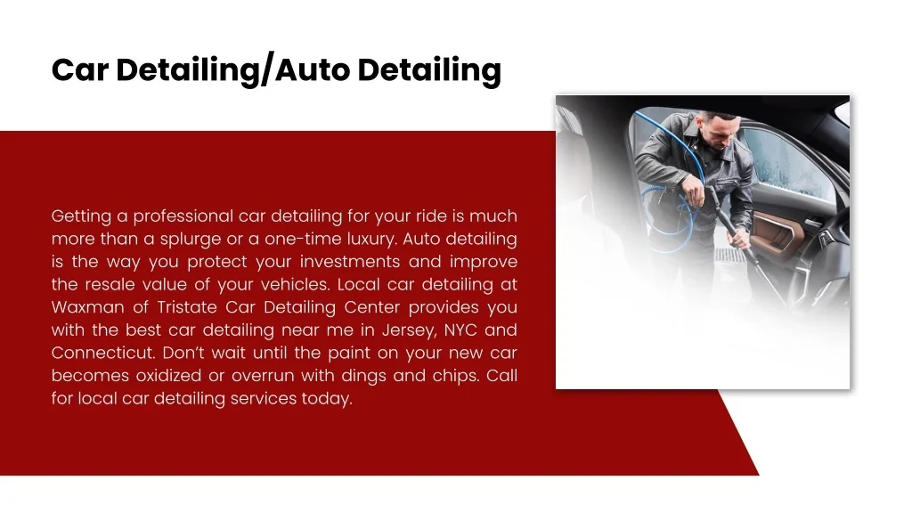 PPT - Waxman of Tristate Car Detailing Center PowerPoint Presentation ...
