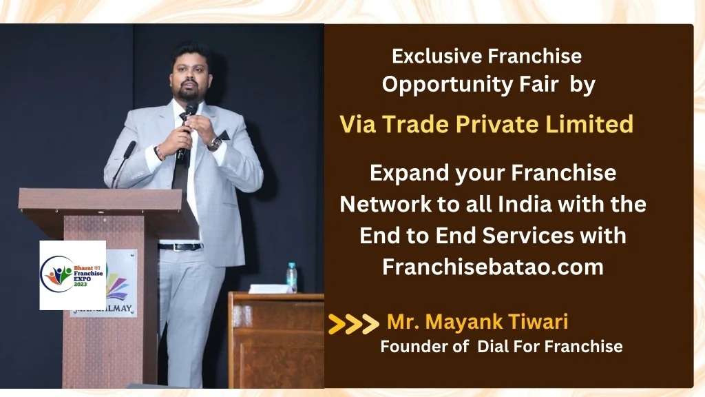 PPT - Dial For Franchise - Welcomes you to the Bharat ka Largest ...