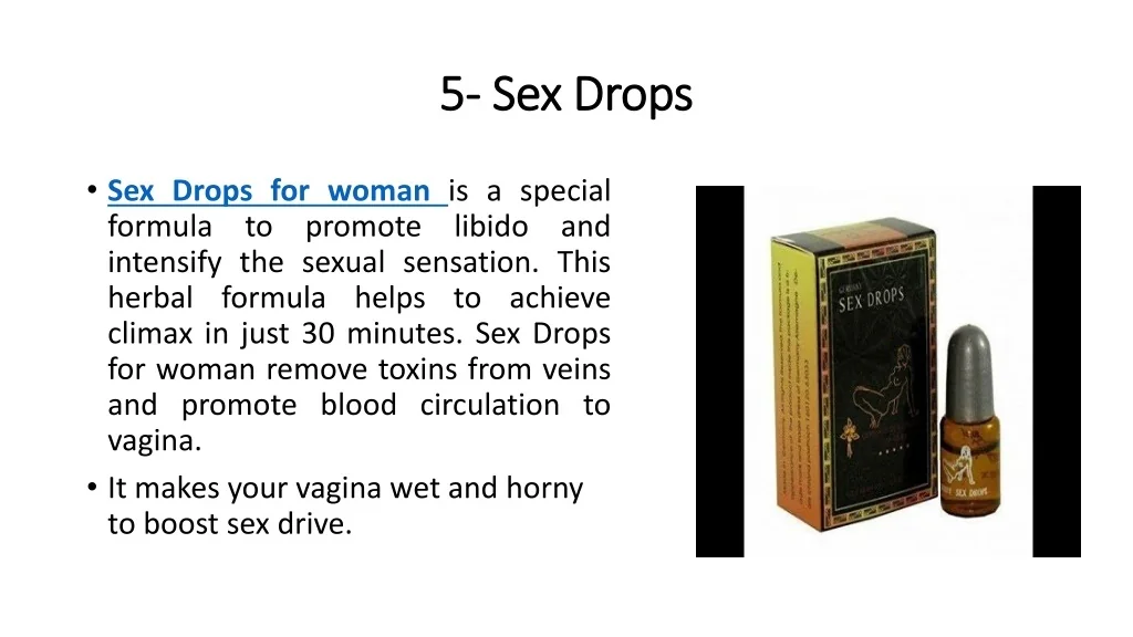 Ppt The Best Sex Drops For Women A Top 5 List Powerpoint