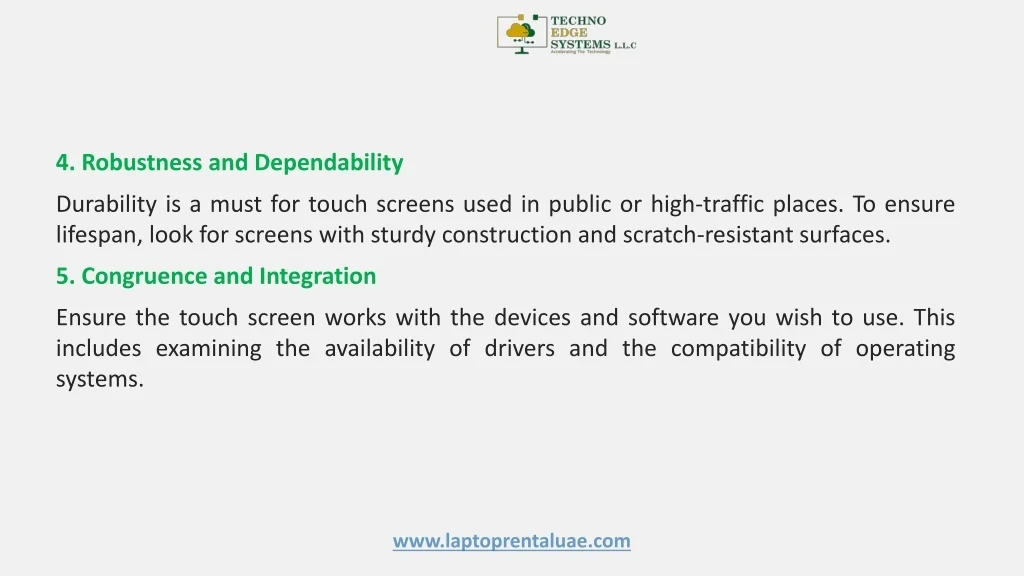 PPT - The Touch Screen Revolution A Buyer’s Checklist PowerPoint ...