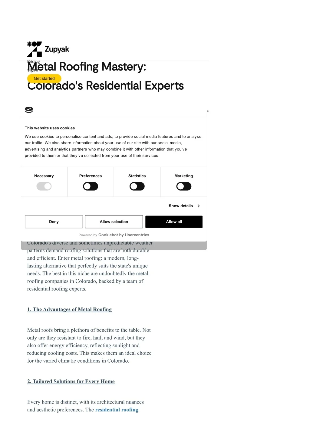 PPT - Metal Roofing Mastery: Colorado's Residential Experts PowerPoint ...