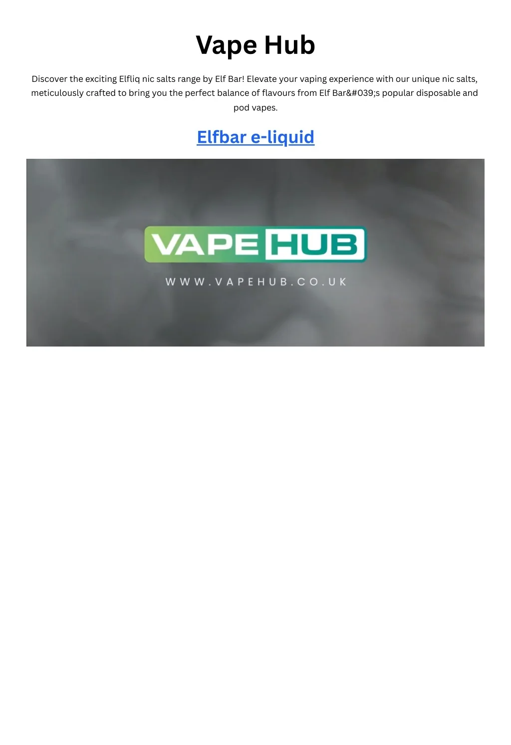 PPT - Vape Hub PowerPoint Presentation, free download - ID:12590593