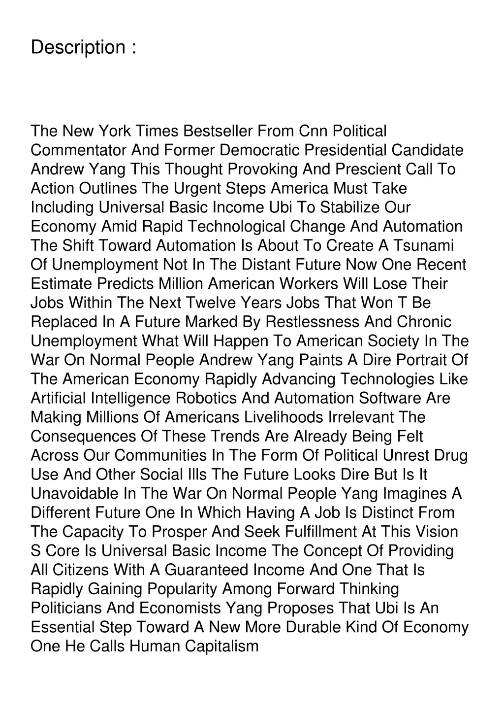 PPT - Download The War On Normal People The Truth About Americas ...