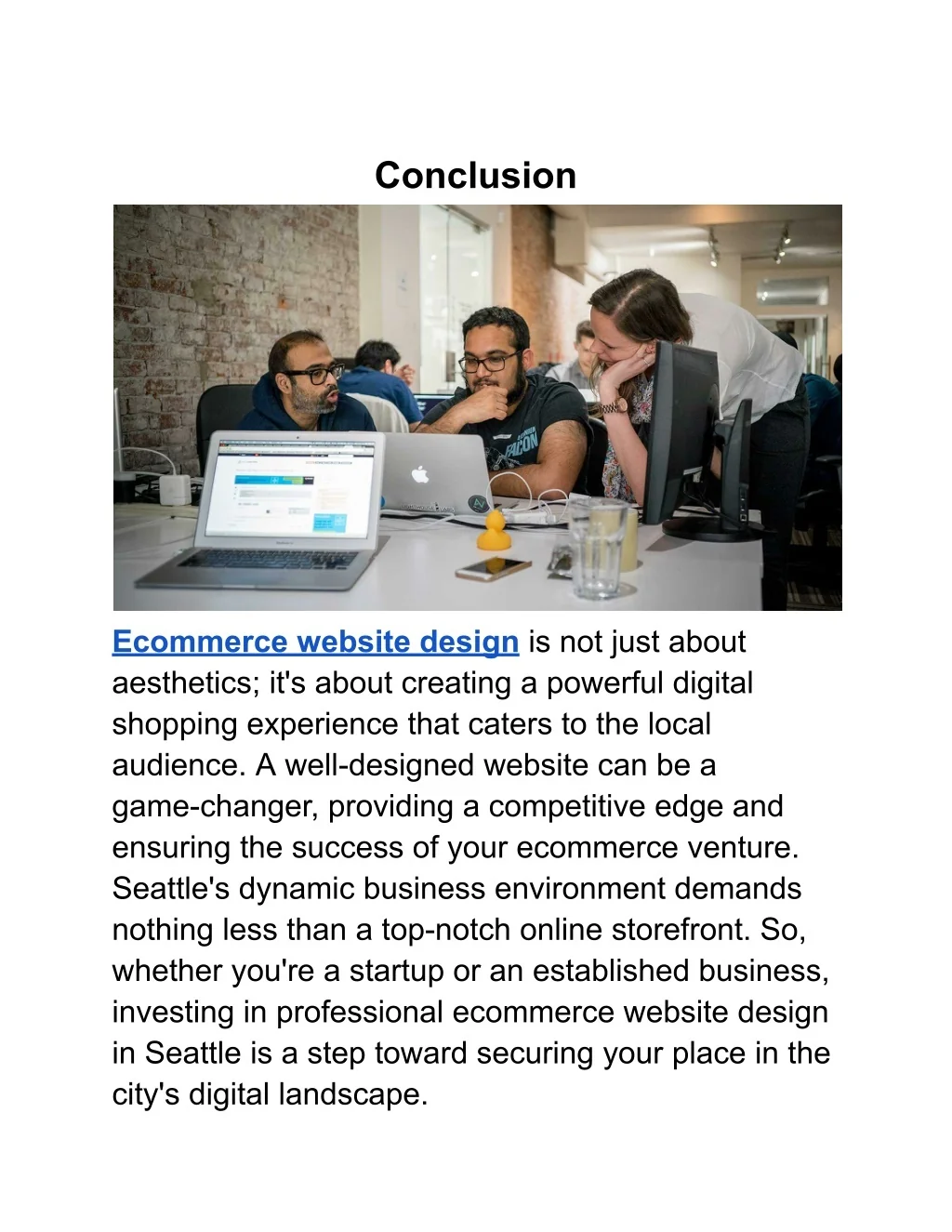 PPT - Ecommerce Website Design in Seattle_ Crafting a Digital Shopping ...