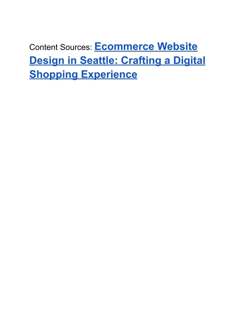 PPT - Ecommerce Website Design in Seattle_ Crafting a Digital Shopping ...