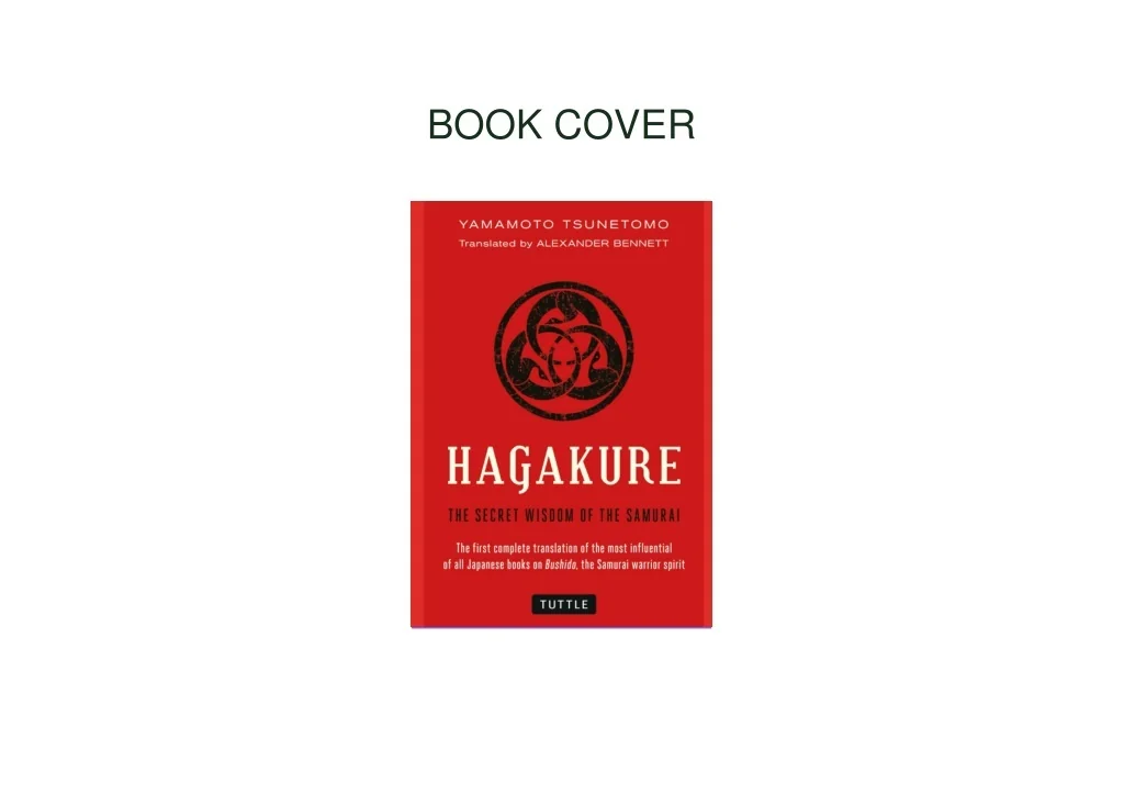 PPT - DOWNLOAD [PDF] Hagakure: The Book of the Samurai - Unabridged and ...