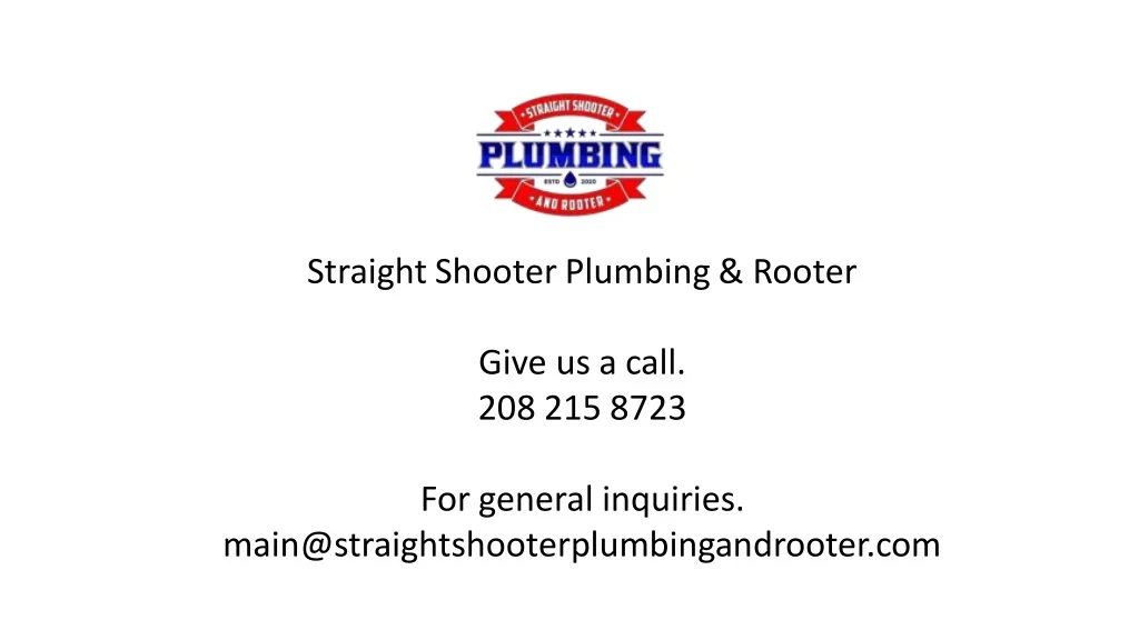 PPT - Expert Drain Cleaning Services Coeur D'Alene ID - Plumbing ...