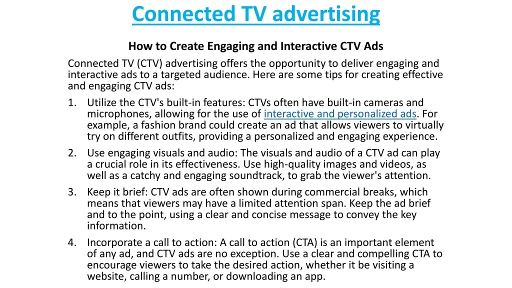 PPT - Connected TV advertising PowerPoint Presentation, free download ...
