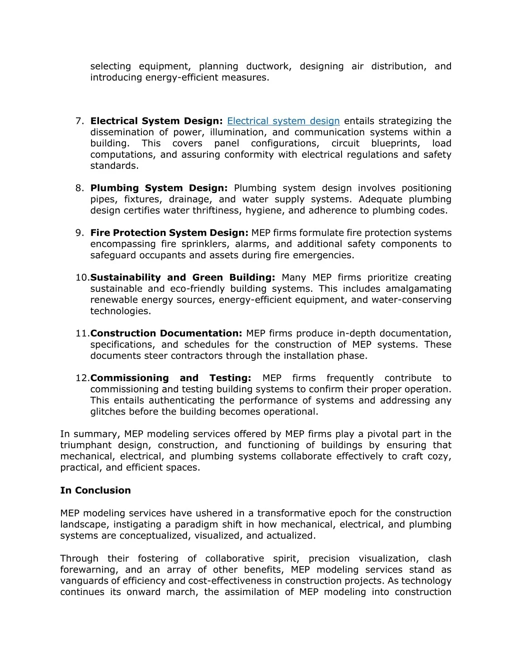PPT - A Comprehensive Overview of MEP Modeling Services for Modern ...