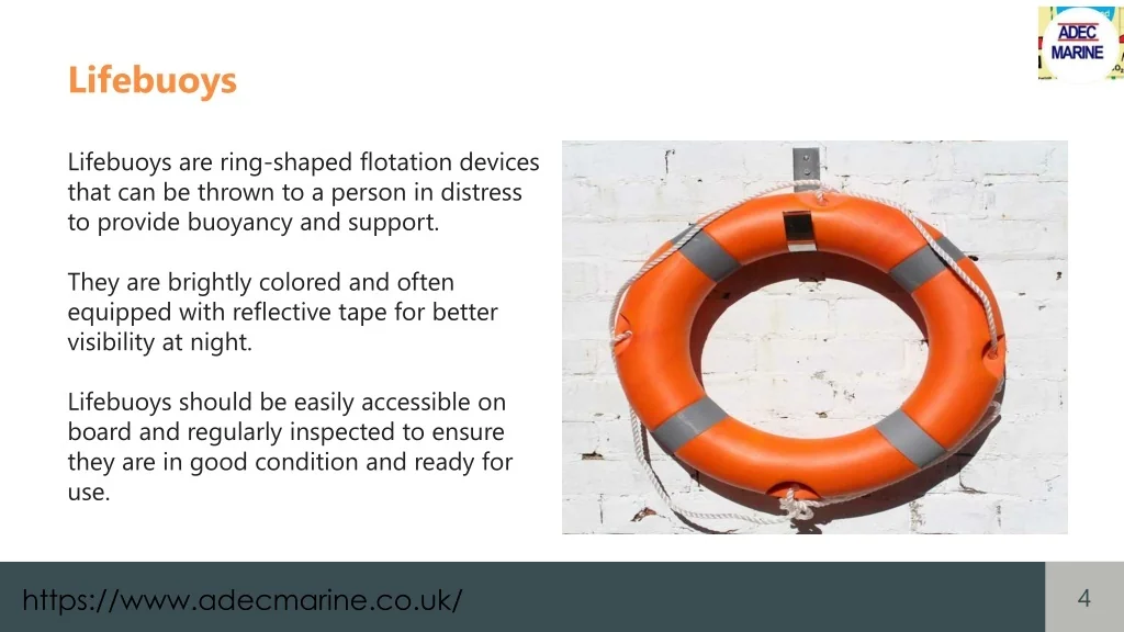 PPT - ACR Epirb, Category C First Aid Kit, Distress Flares, Lifebuoys ...