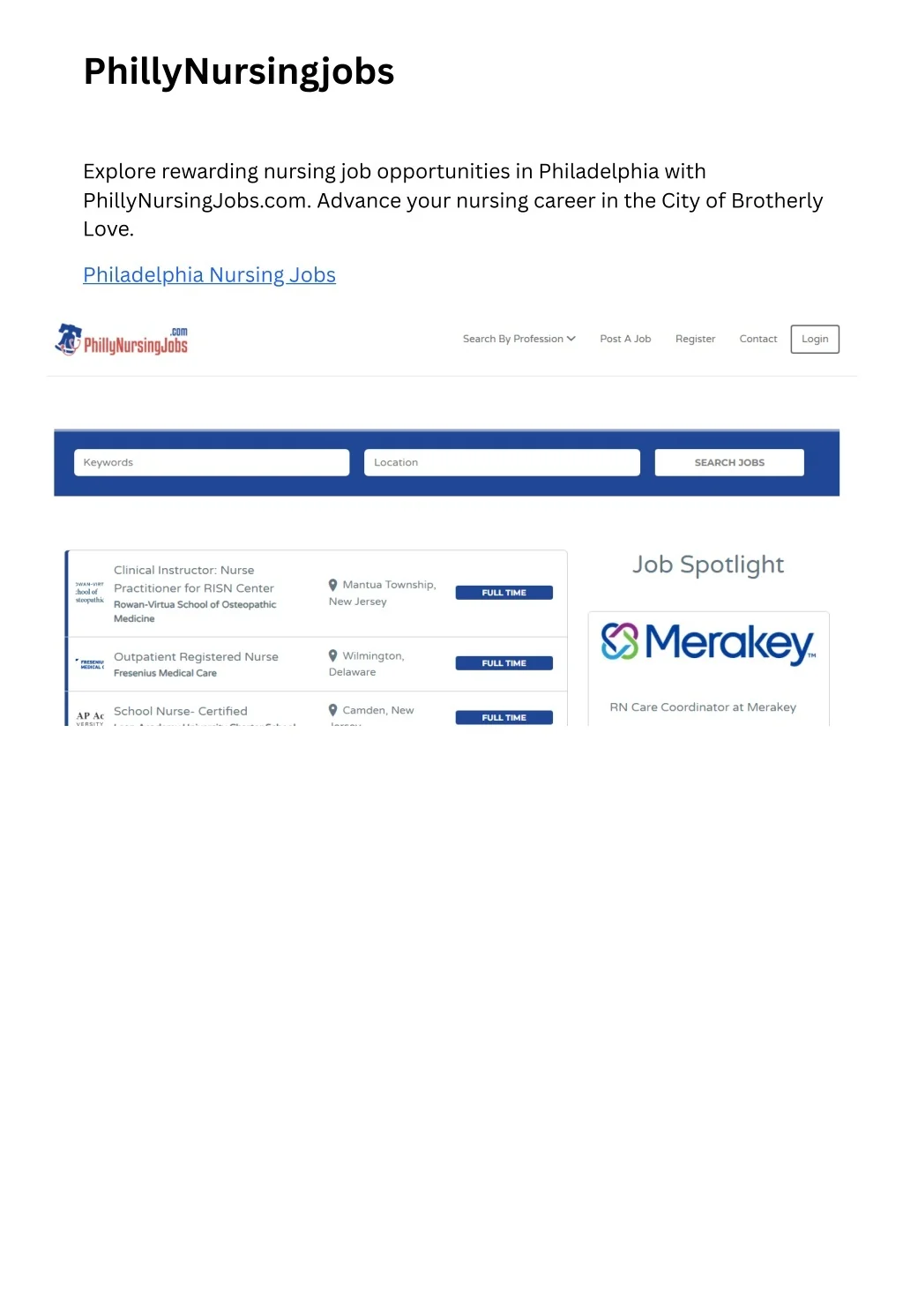 PPT - PhillyNursingjobs PowerPoint Presentation, free download - ID ...