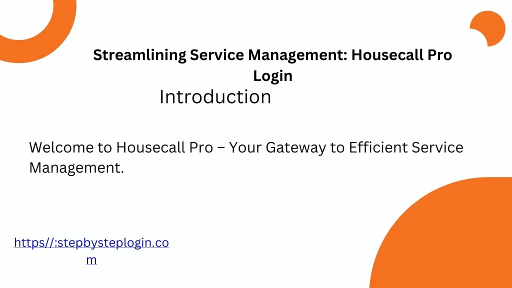 PPT - Housecall Pro Login Access Your Account for Efficient Business ...