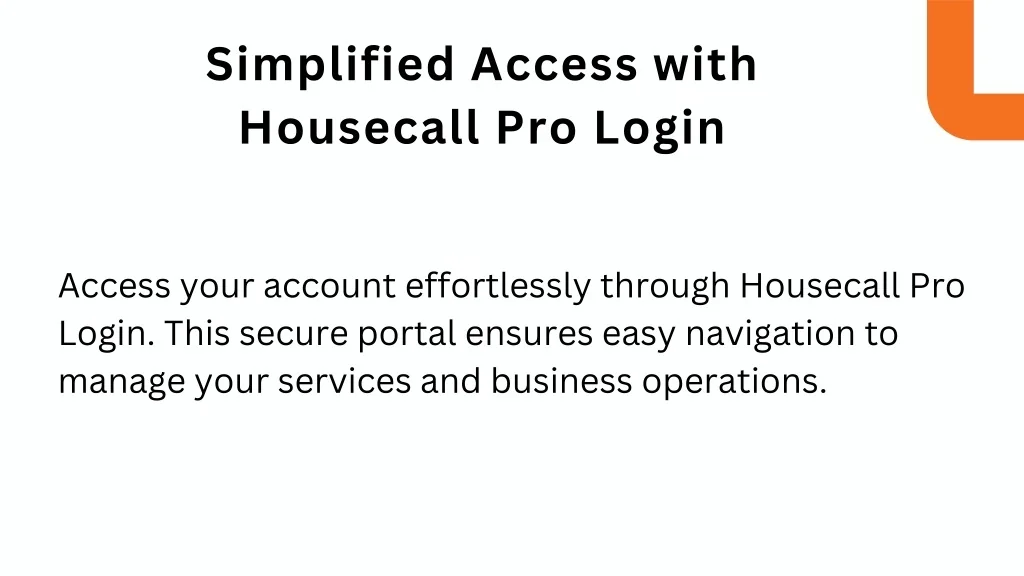 PPT - Housecall Pro Login Access Your Account for Efficient Business ...