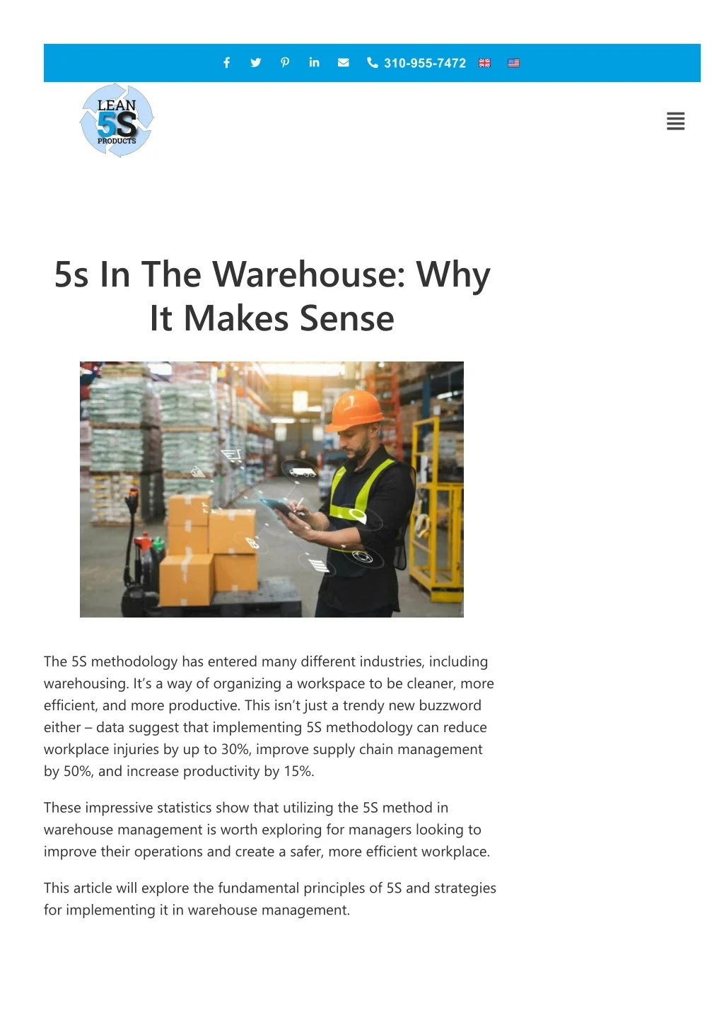PPT - 5s In The Warehouse: Why It Makes Sense PowerPoint Presentation ...
