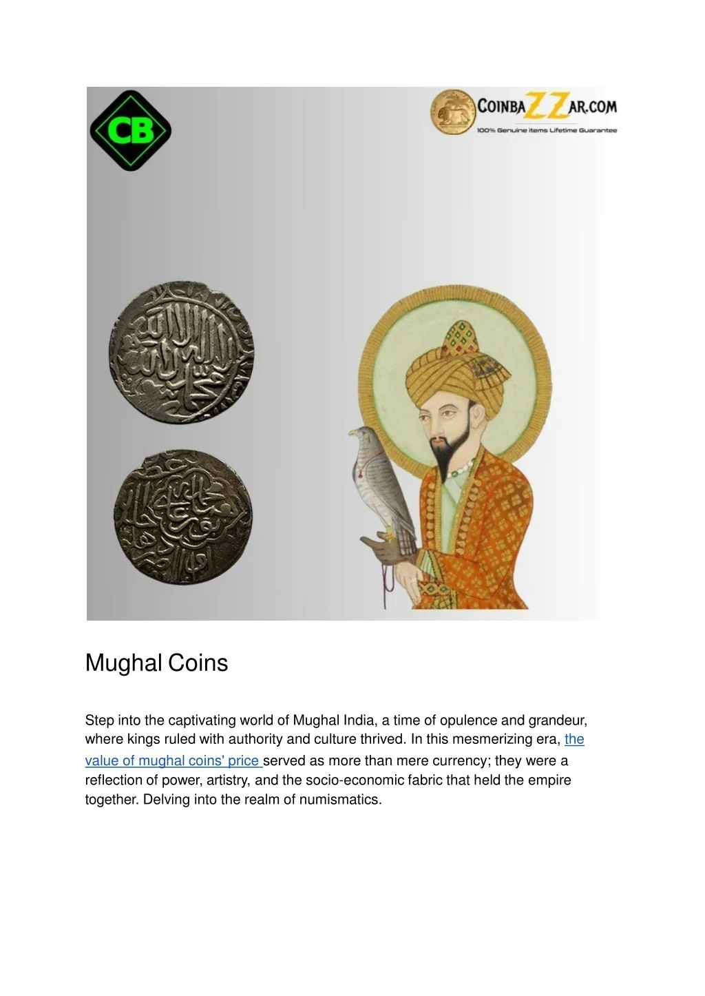 PPT - Mughal Coins_ A Window Into The Socio-Economic Fabric Of The ...