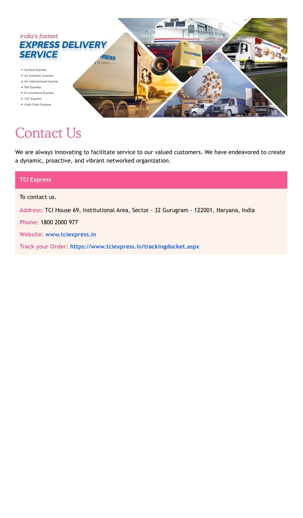 PPT - largest logistics companies in India - TCI Express PowerPoint ...