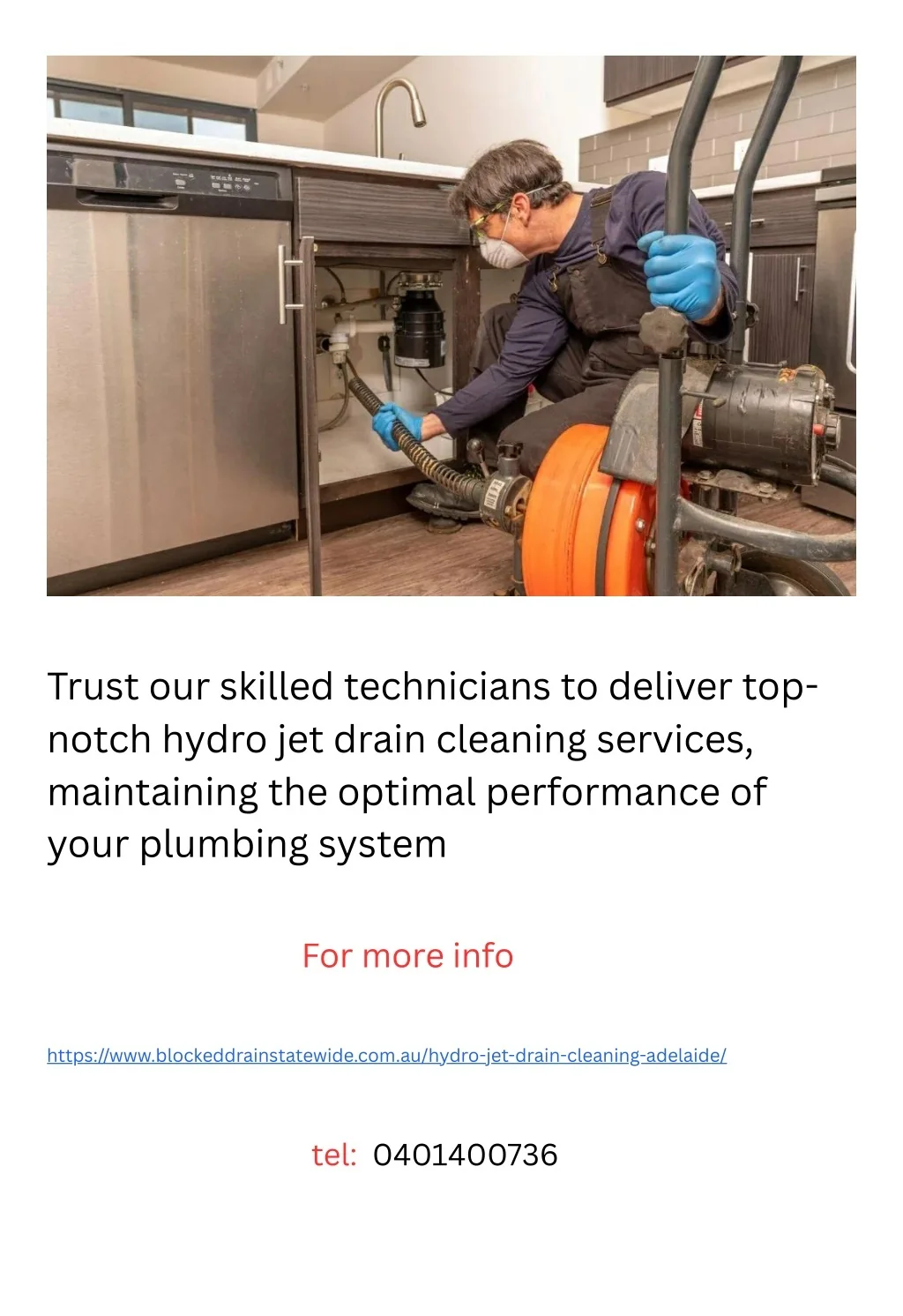 PPT - High-Performance Hydro Jet Drain Cleaning Services in Adelaide (1 ...