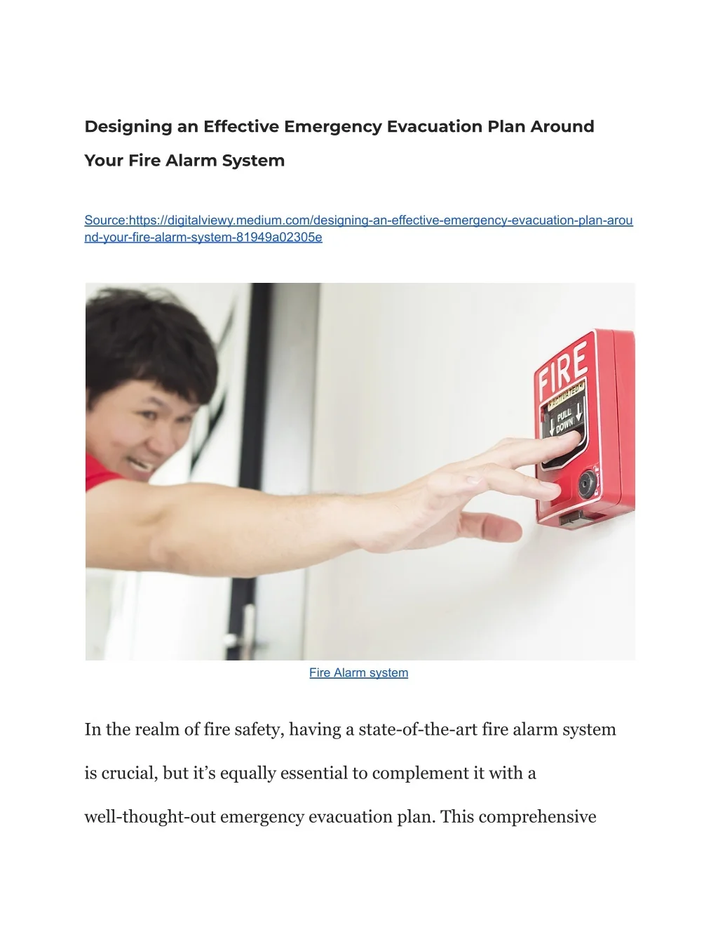 PPT - Designing an Effective Emergency Evacuation Plan Around Your Fire ...