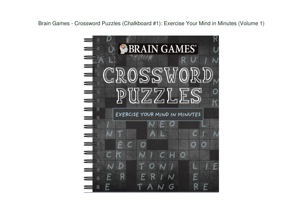 PPT - $PDF$/READ/DOWNLOAD️ ️ Brain Games - To Go - Crosswords ...