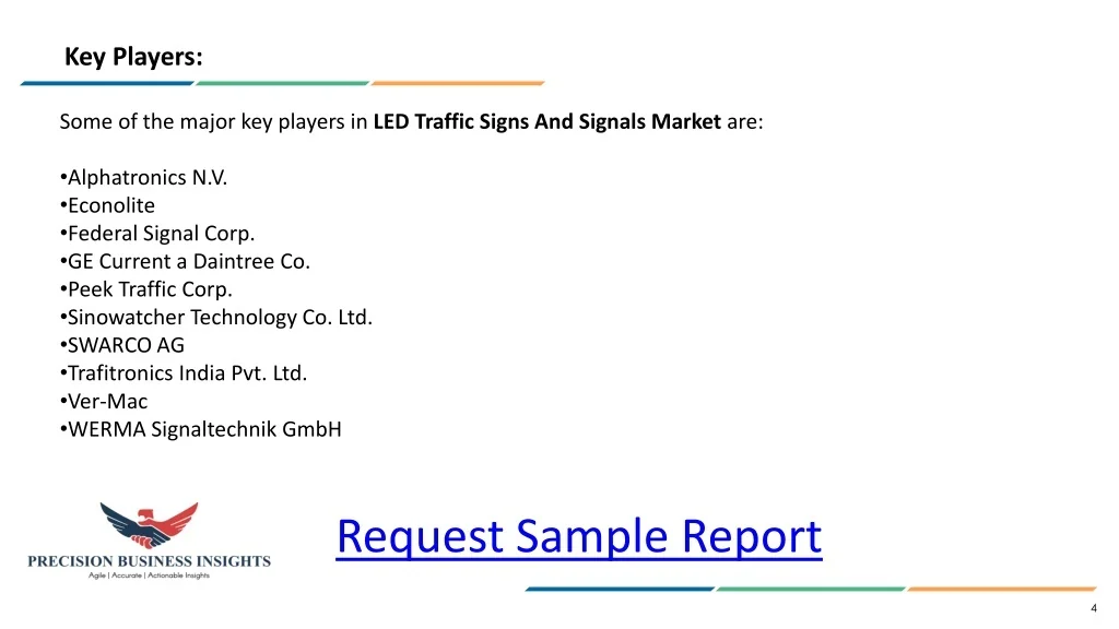 PPT - Led Traffic Signs and Signals Market Research Insights 2023-29 ...