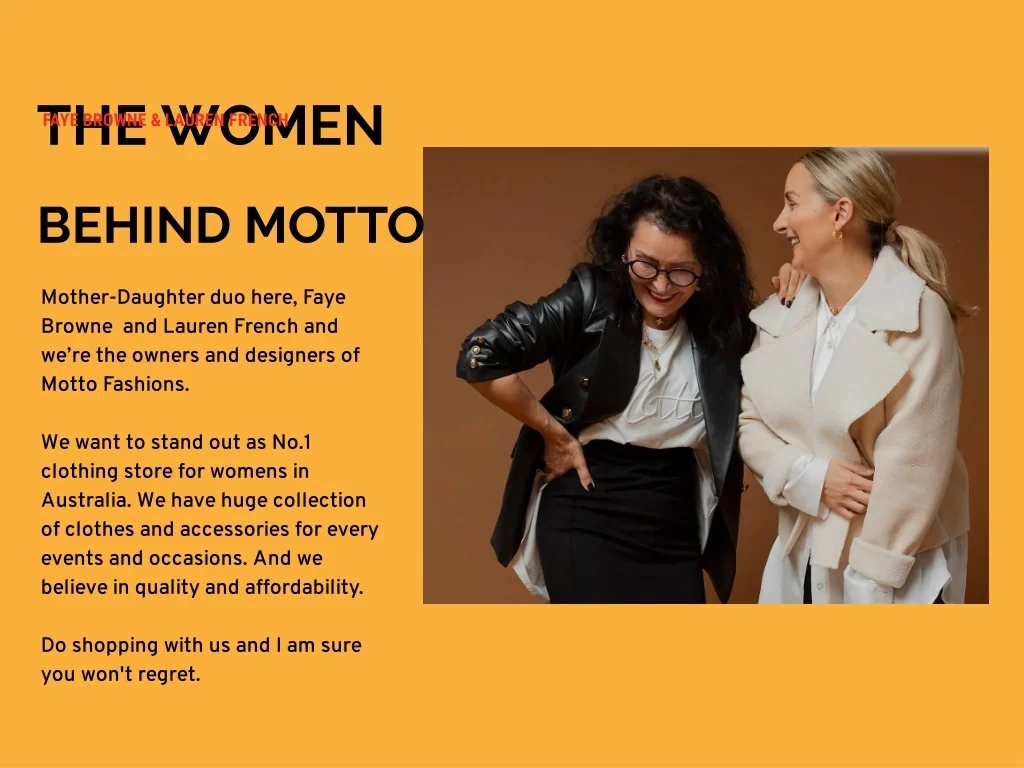 PPT - Online Women's Clothing Store in Australia | Motto Fashions ...