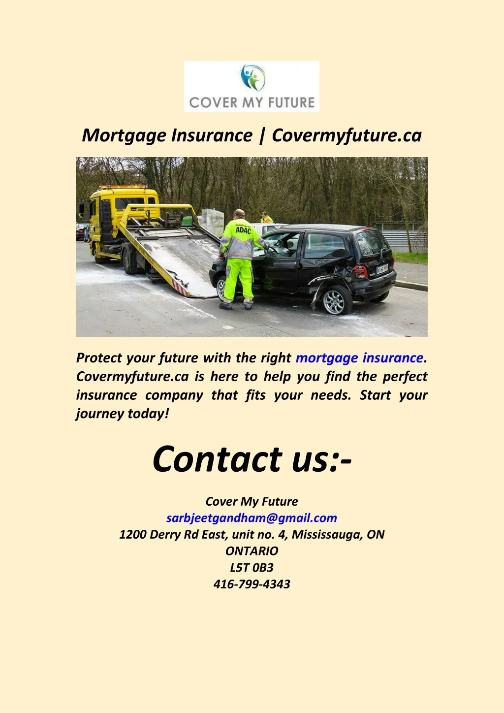 PPT - Mortgage Insurance Covermyfuture.ca PowerPoint Presentation, free ...