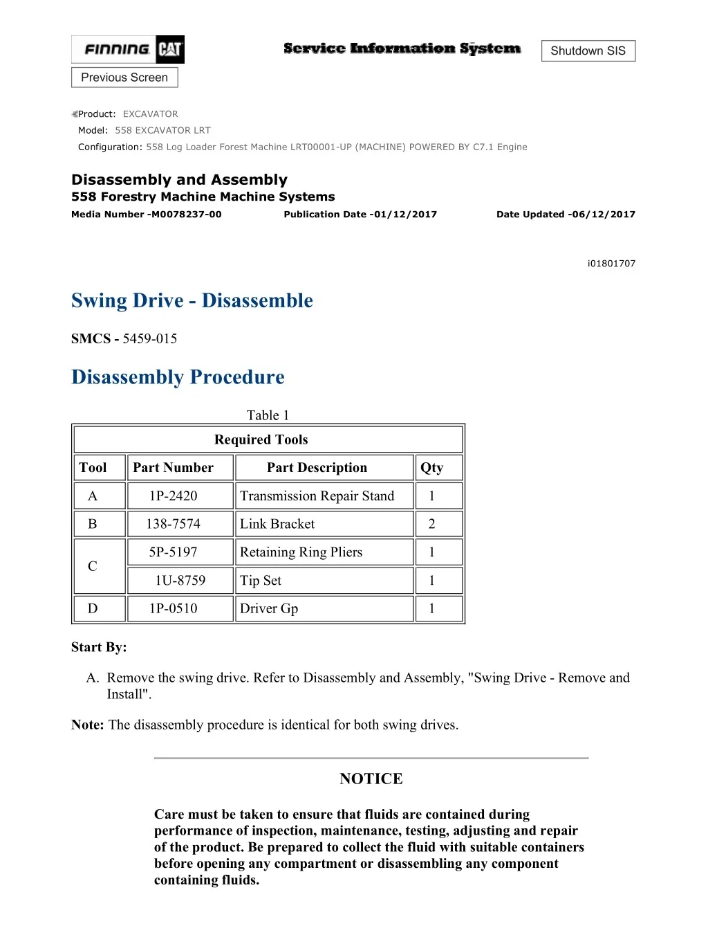 PPT - Caterpillar Cat 558 EXCAVATOR (Prefix LRT) Service Repair Manual ...