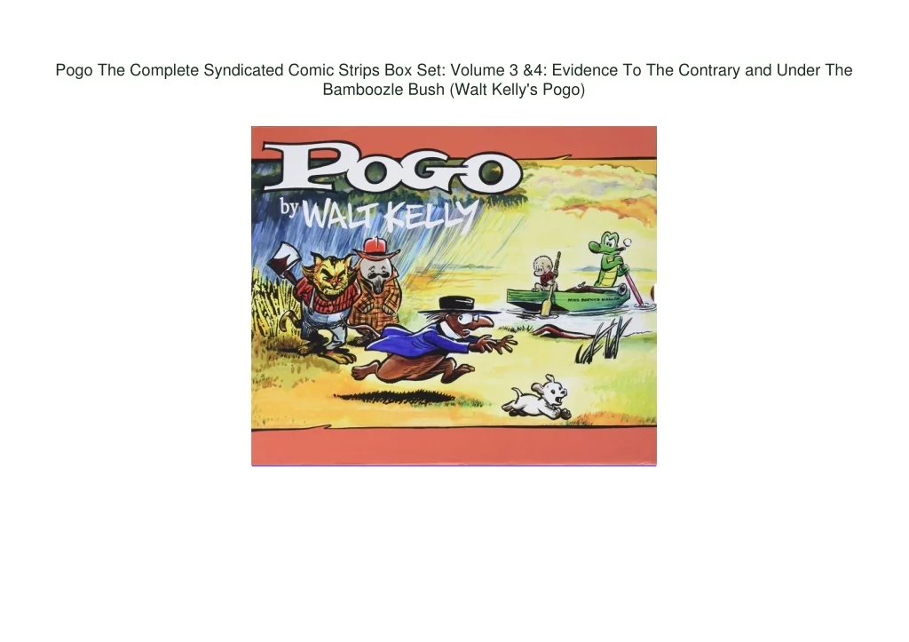 PPT - [PDF] ️DOWNLOAD⚡️ Pogo The Complete Syndicated Comic Strips ...