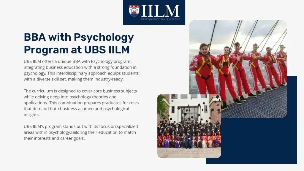 PPT - Best College for Psychology in India: UBS IILM PowerPoint ...