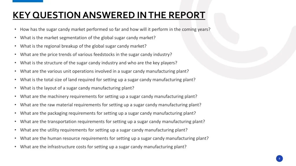 PPT - Sugar Candy Manufacturing Plant Report by IMARC Group PowerPoint ...