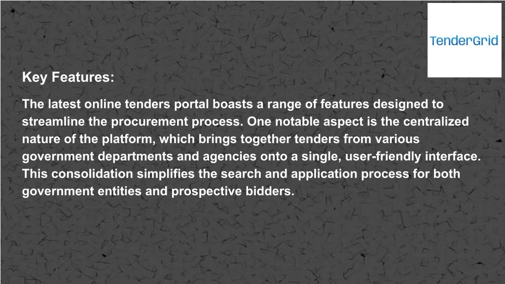 PPT - Latest Online Tenders Portal in India PowerPoint Presentation ...