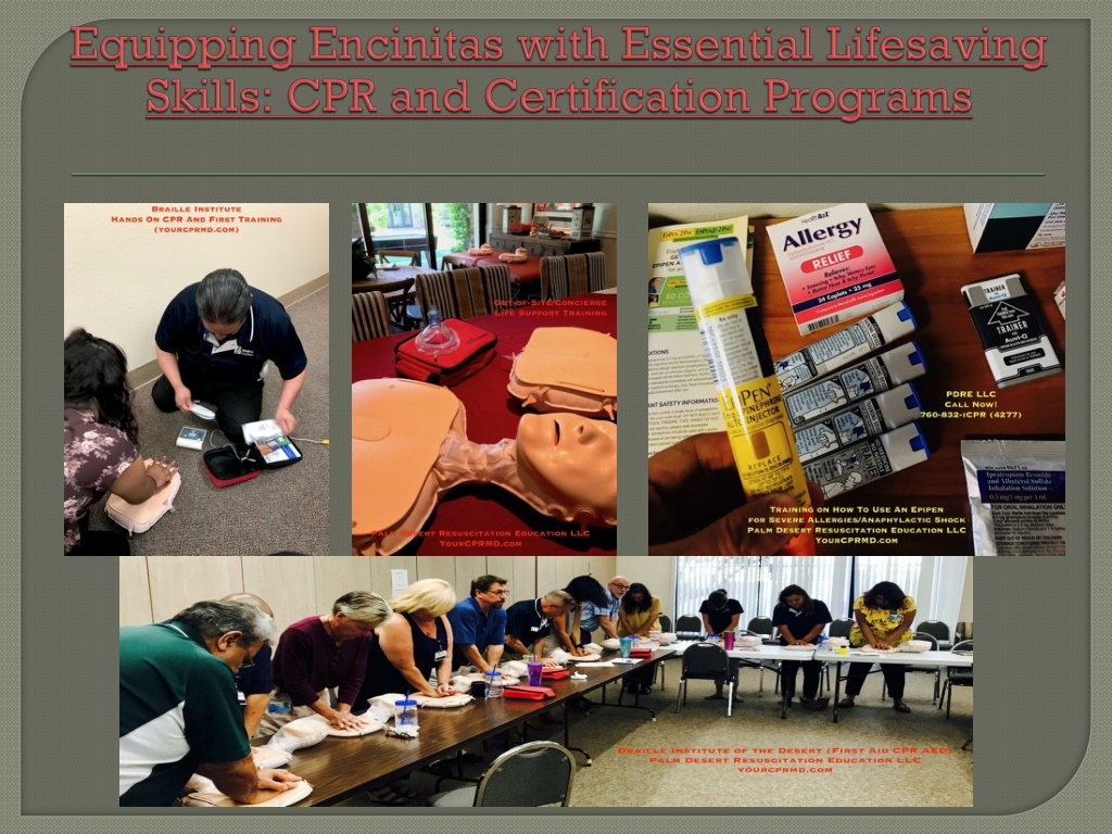 Ppt Equipping Encinitas With Essential Lifesaving Skills Cpr And