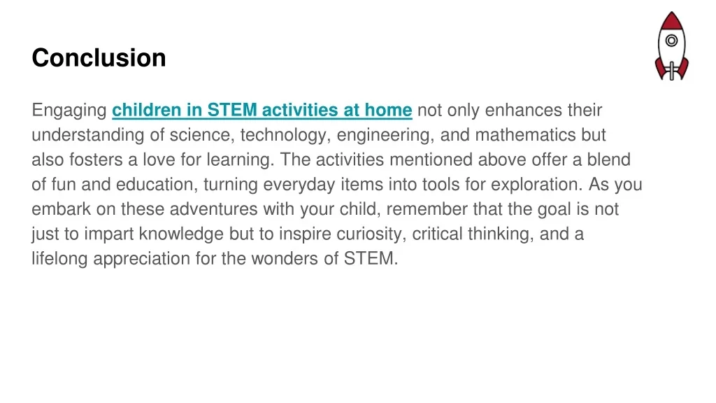 PPT - 5 Fun and Educational STEM Activities to Try at Home PowerPoint Presentation - ID:12846656